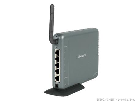 Microsoft MN-700 54 Mbps 4-Port 10/100 Wireless G Router (R84-00001 ...