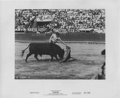 LUIS PROCUNA original 1957 photo MATADOR/BULLFIGHTING movie b/w ...