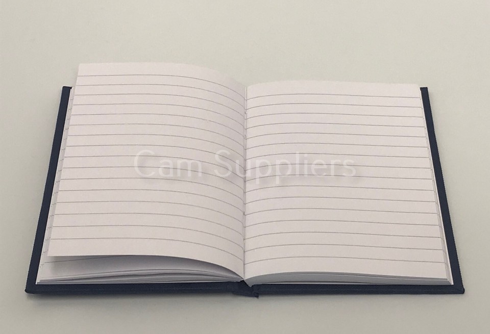 Note Book A6 A5 A4 Manuscript 80 Leaf 160 Page Feint Ruled Hard Back ...