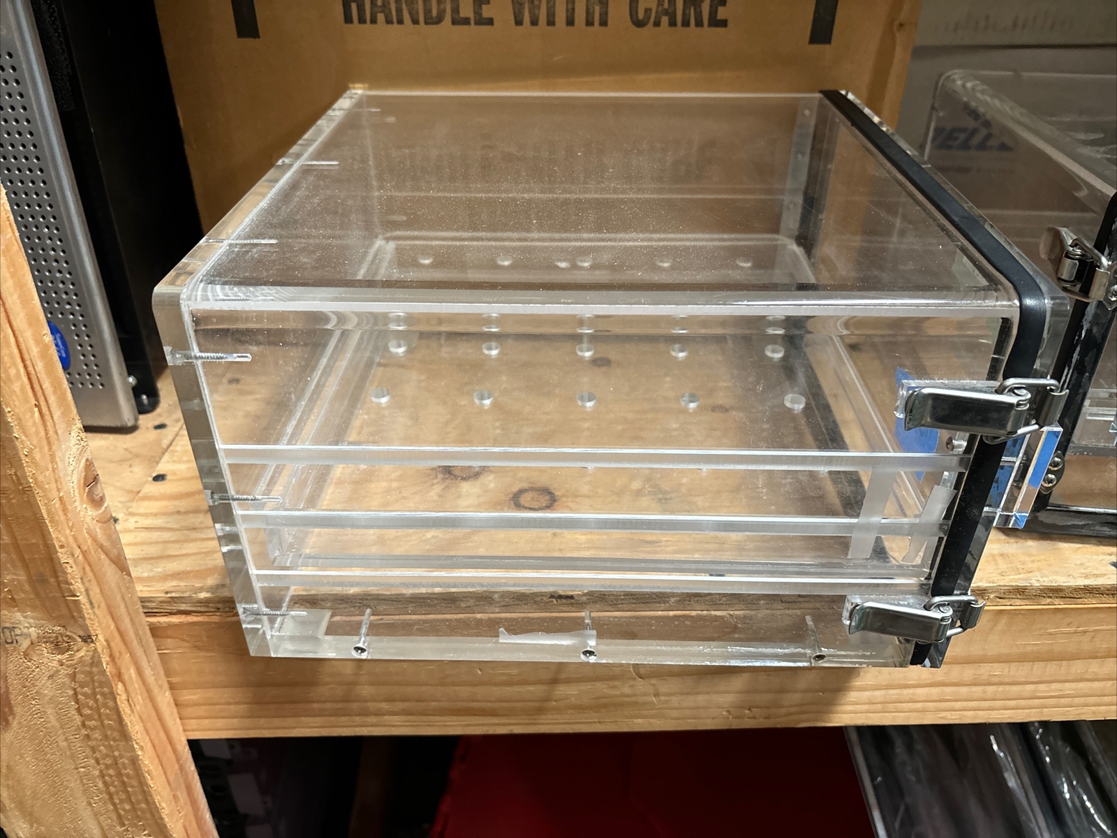 Nalgene Acrylic Desiccator Cabinet 2 Shelves Tray 5317-0070 178 X 305 X ...