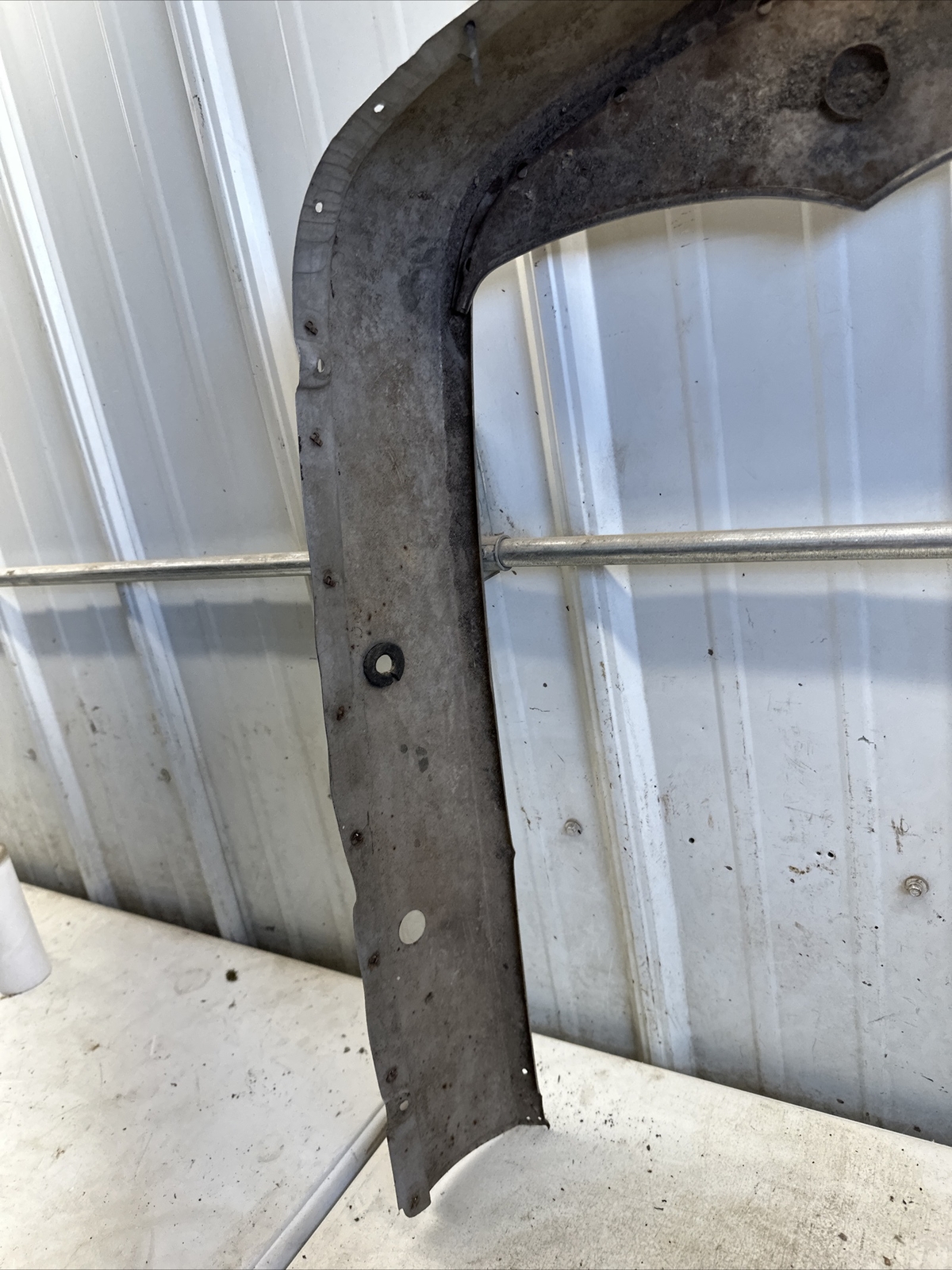 1930 Ford Model A Radiator Shell Shroud Emblem & Crank Cover Vintage ...