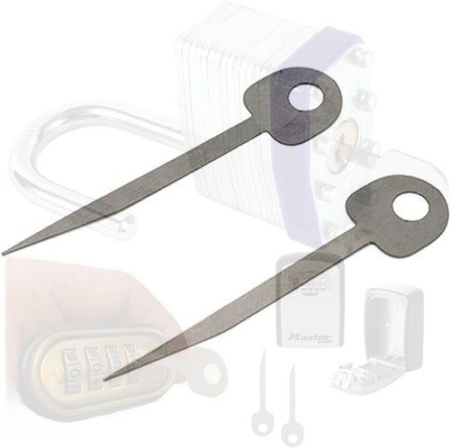 2-Pack Multipurpose Protable Combo Lock Bypass Tool, Mini Shim Parts ...