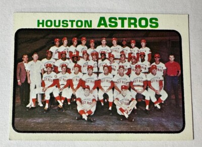 1973 Topps # 158 Houston Astros Team Photo EX-NM | eBay