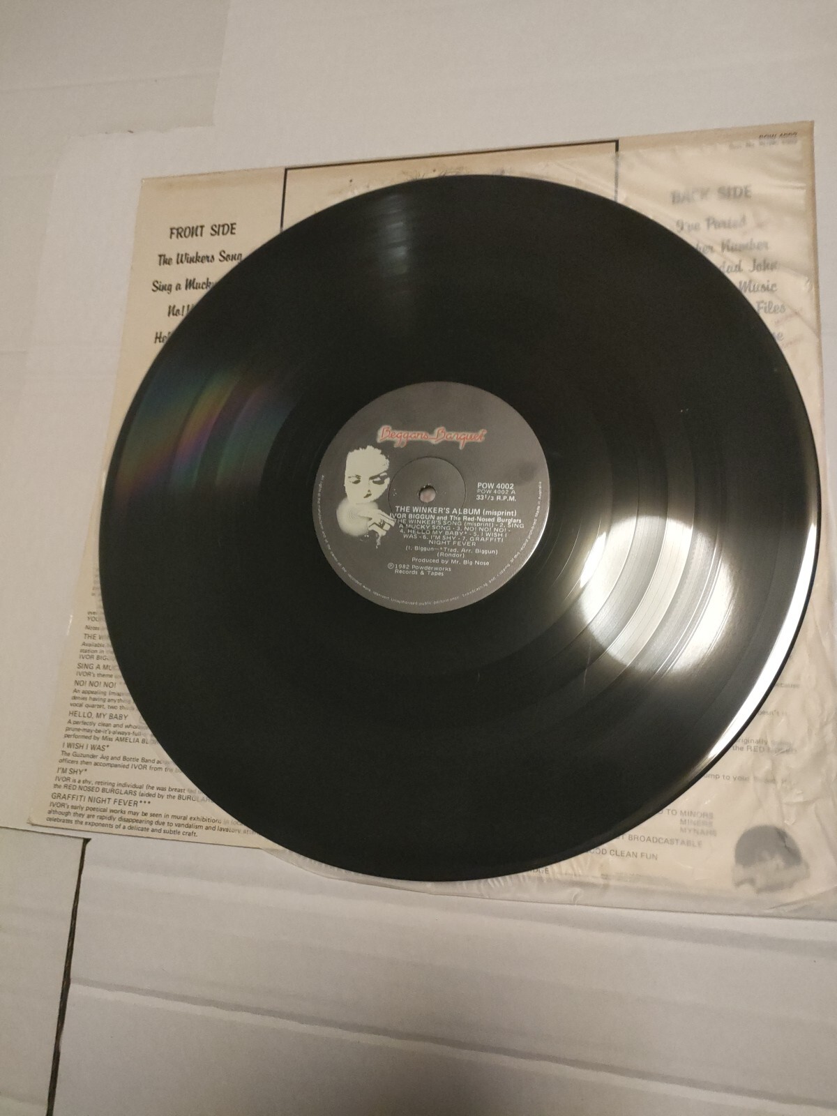 Ivor Biggun & The Red-Nosed Burglars – The Winker's Album | eBay Australia