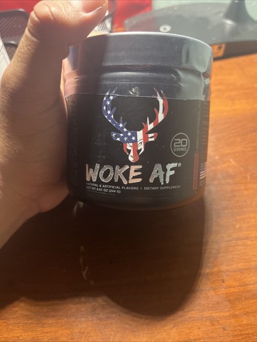 Bucked Up Woke AF Pre-Workout Rocket Pop 20 Servings New Sealed Exp 4/ ...