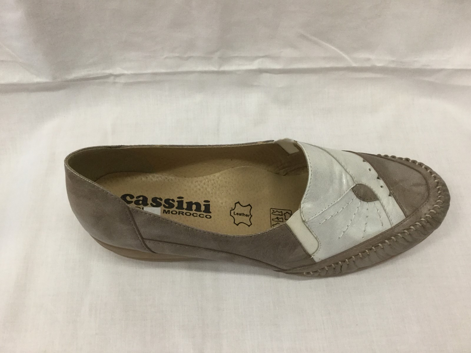 LADIES SHOES/FOOTWEAR - Cassini Jump taupe/white shoe | eBay