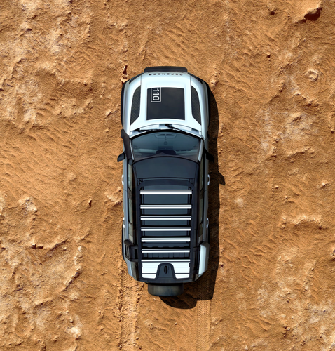 Matt Bonnet Graphic Decal for Land Rover Defender Explorer Pack L663 ...