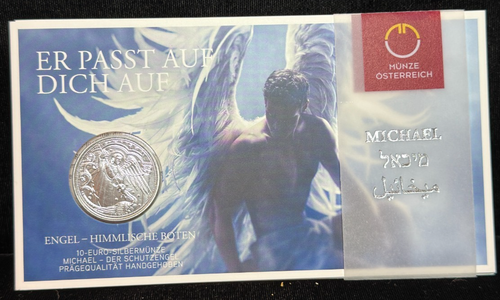 Austria 10 Euro 2017 Guardian Angels Michael Silver BU | eBay
