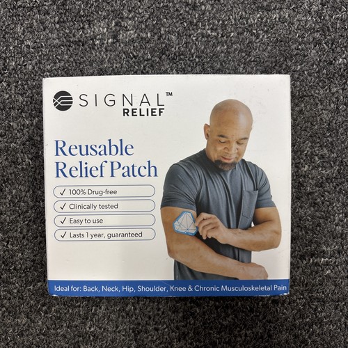 Signal Relief Pain Patch + 3 Adhesives – 1 Pack – Reusable – Bulk ...