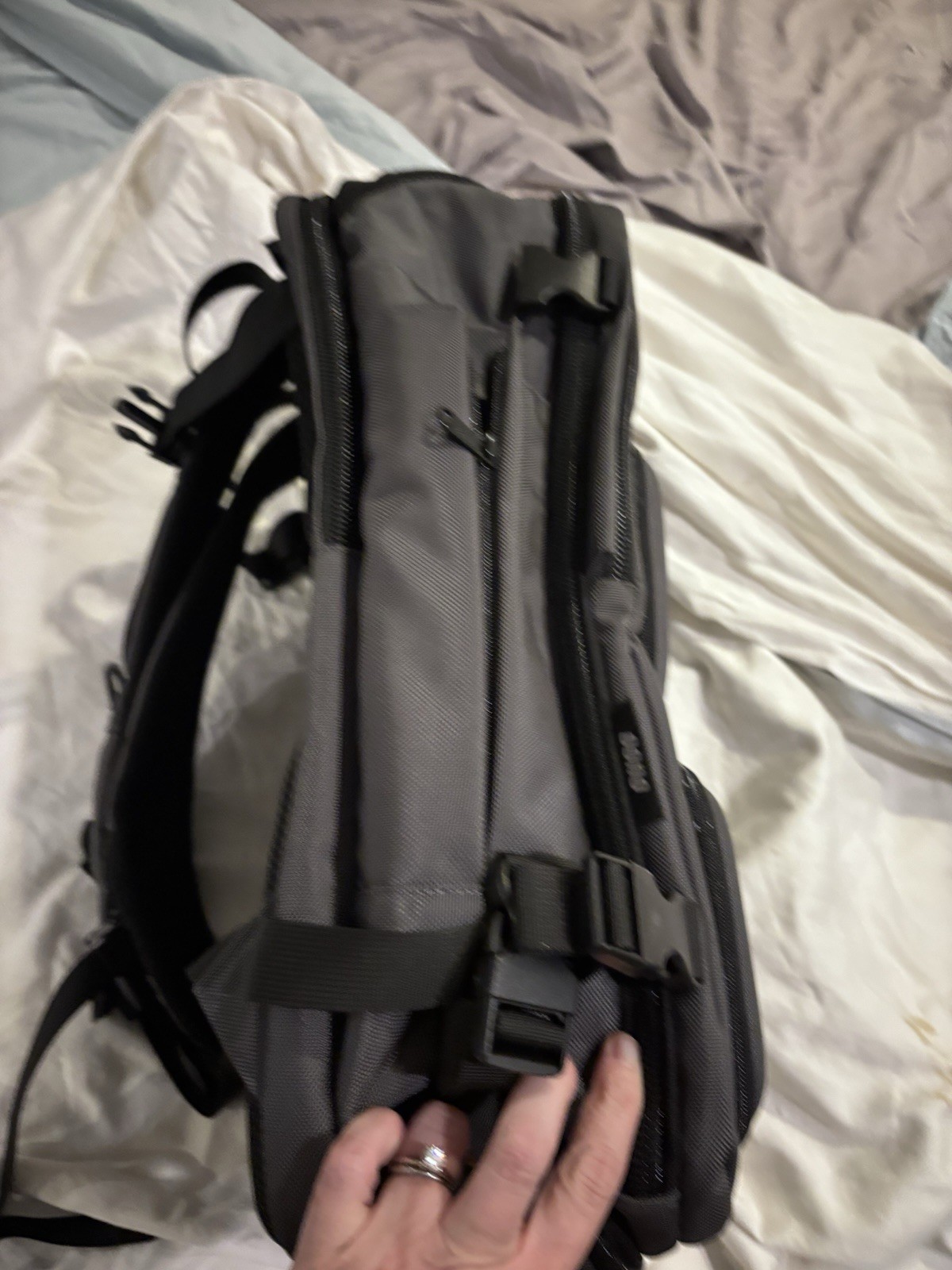 OONO Backpack V2 Tactical Travel Gear Backpack Waterproof Gray Black | eBay