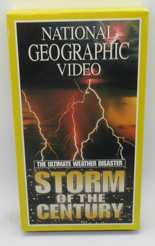 NATIONAL GEOGRAPHIC: STORM OF THE CENTURY-WEATHER DISASTER VHS VIDEO ...