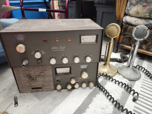 Vintage Golden Eagle Mark III CB Base Station Radio System Selling As ...