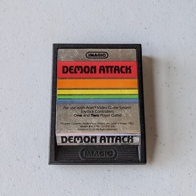 1982 IMAGIC Demon Attack #IA-3200, 720000-200 for Atari 2600 Game Cartridge | eBay