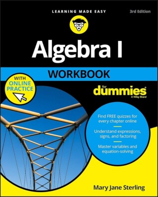 Algebra 1 for Dummies Workbook - Like New - Mary Jane Sterling (2022 ...