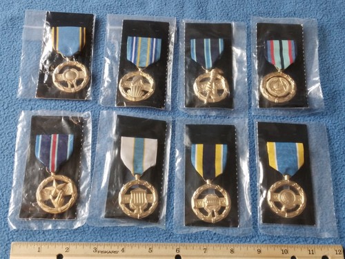 SET OF 8 DIFFERENT MILITARY NASA FULL SIZE MEDALS - NEW | eBay