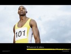 Running Sprinter WHATEVER IT TAKES Motivational Inspirational Track ...