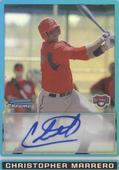 2009 Bowman Chrome - Prospects Chris Marrero #BCP100 Refractor /500 (AU ...