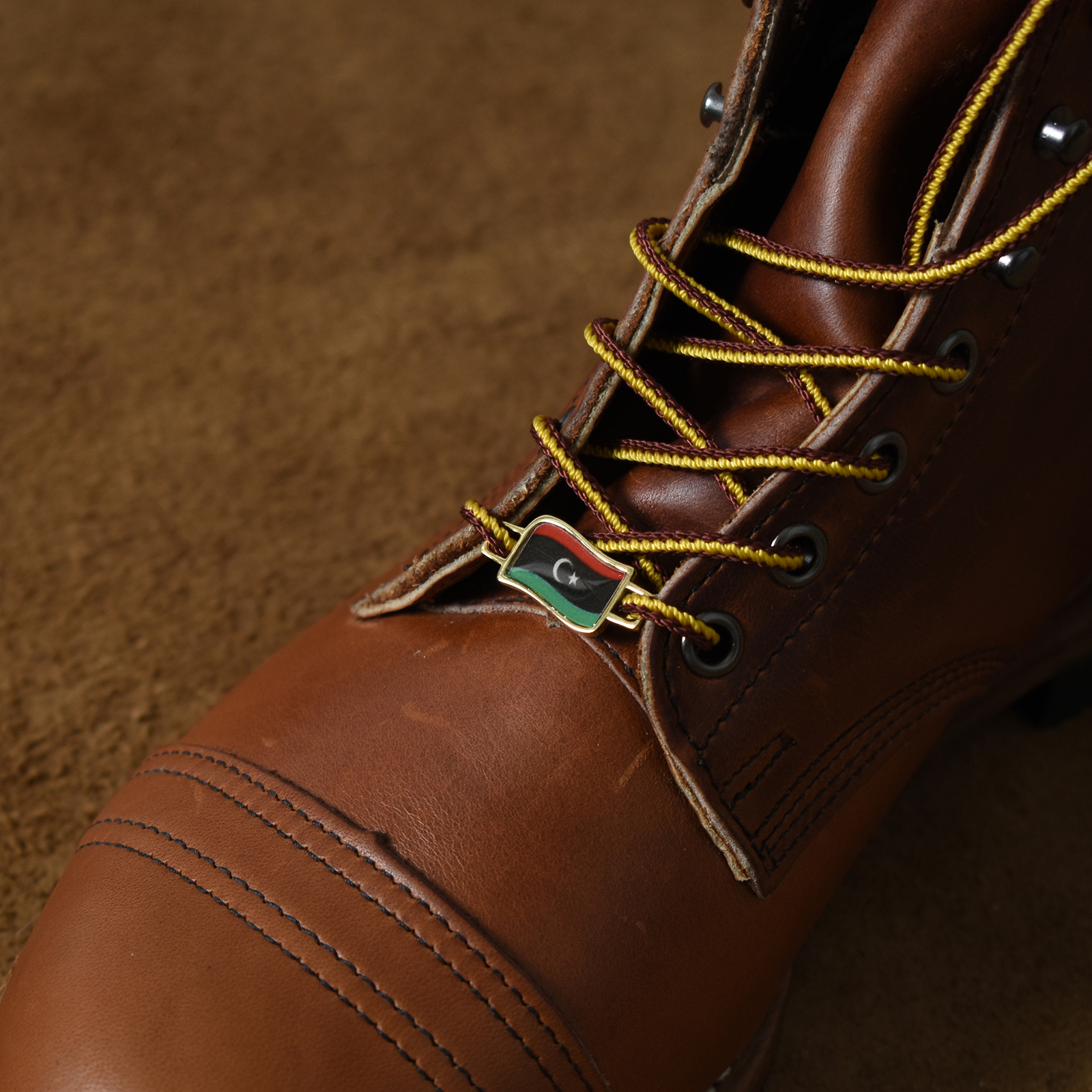 BrooklynMaker Libya Flags Shoes Boot Lace Keeper US American Union ...