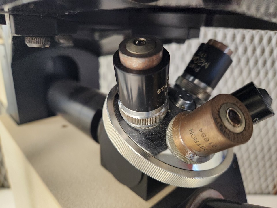 Unitron Unimet 7279 Metallurgical Inverted Microscope 5x 10x 20x 100x ...