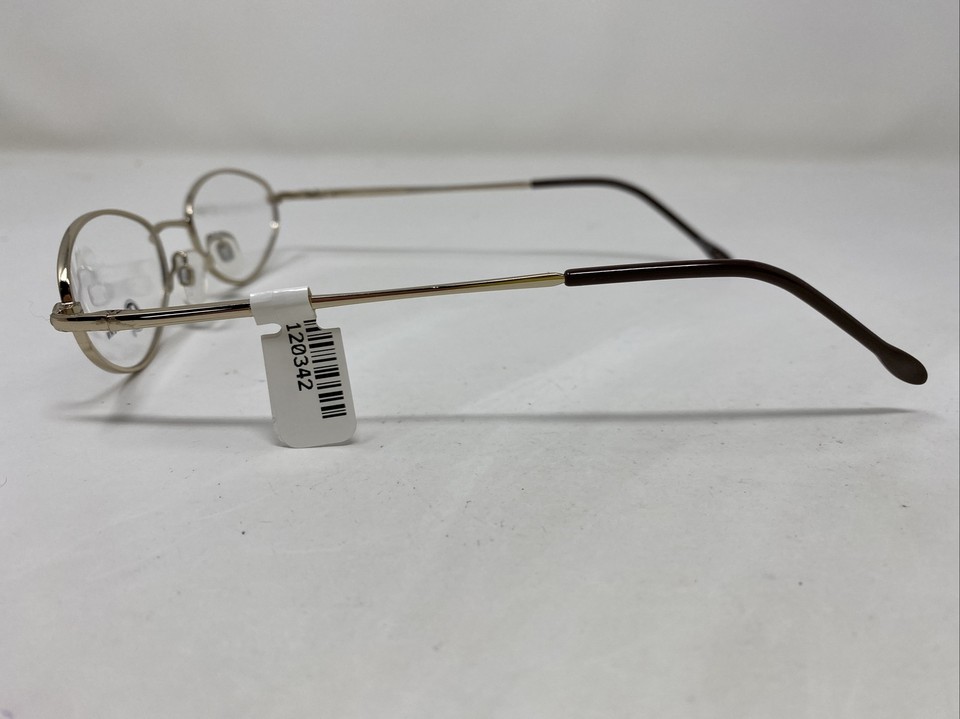 Modern DAZZLE GOLD 53-20-145 Gold Full Rim Metal Eyeglasses Frame 6115 ...