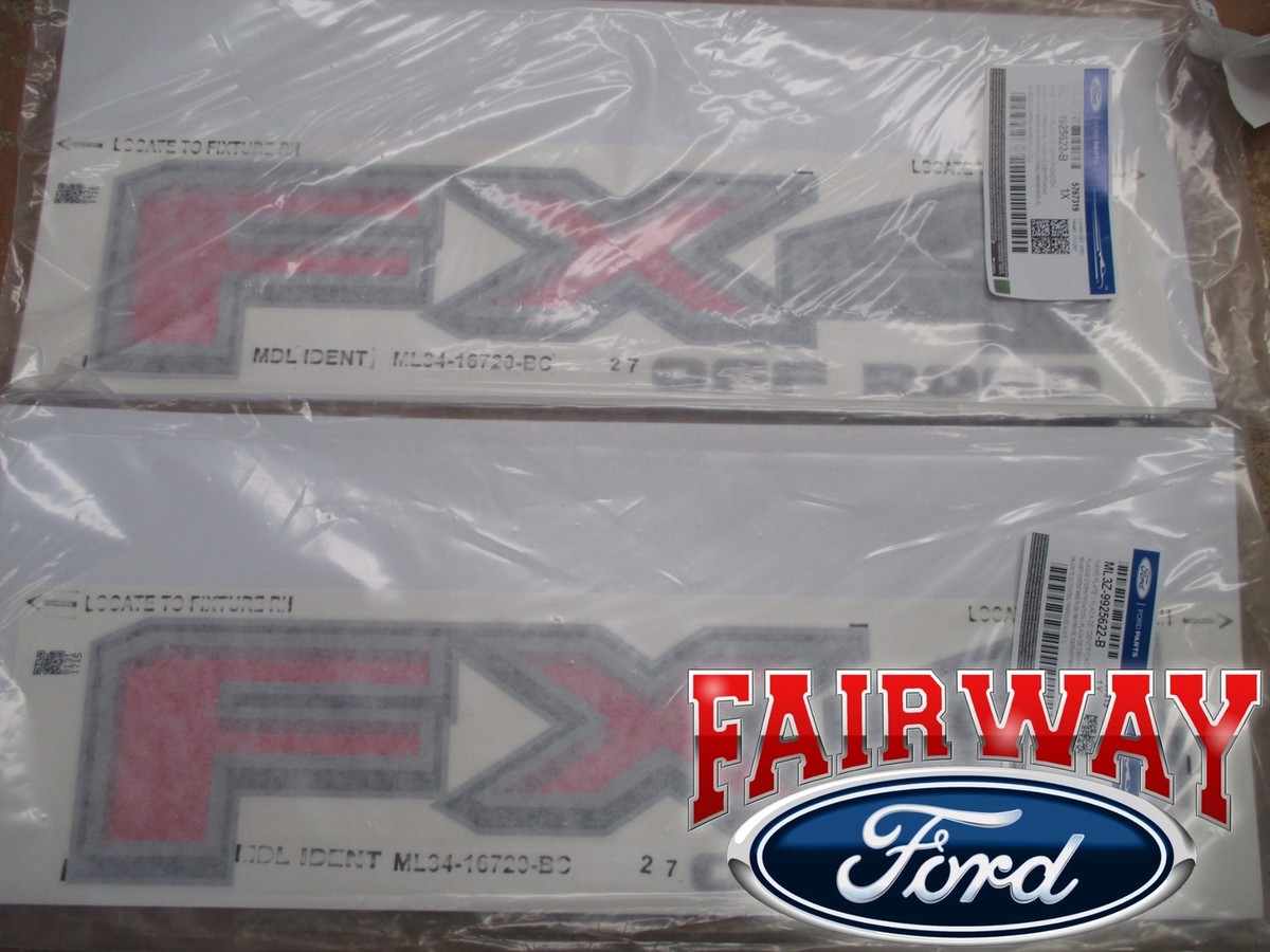 F350 Emblems Decal Mods FX4 Off Road Decals Truck Stickers For Ford ...