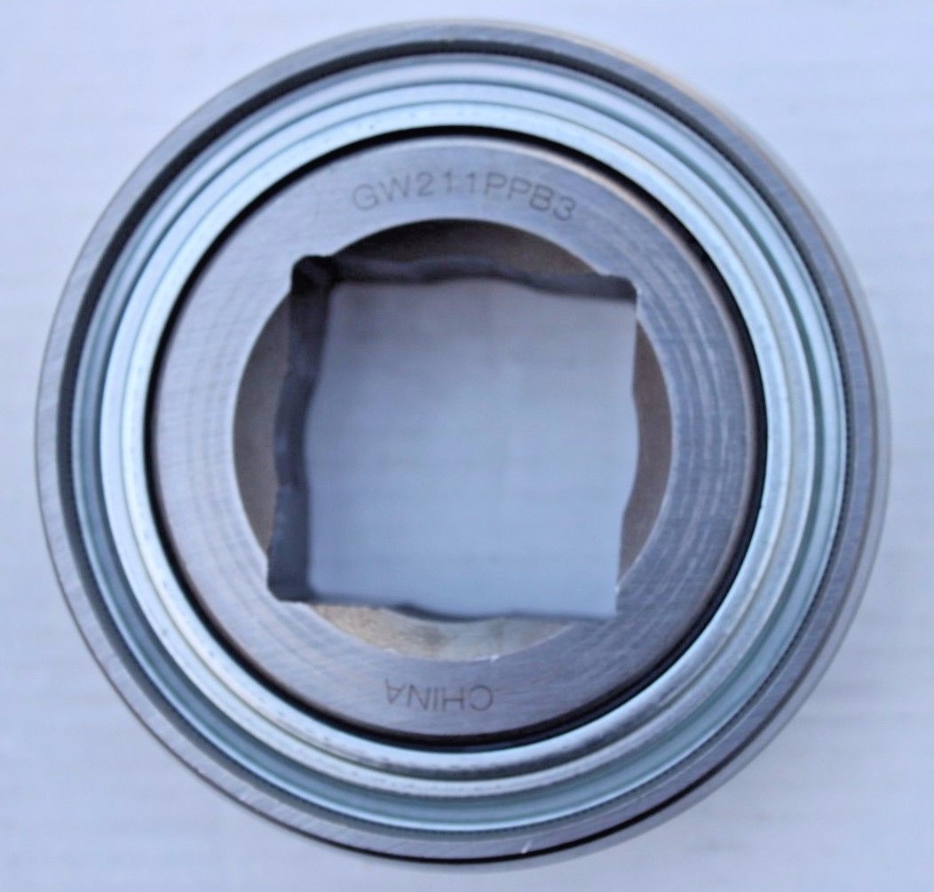 2x Premium GW211PPB3 AG Disc Harrow Bearing 1-1/2" Square Bore ...