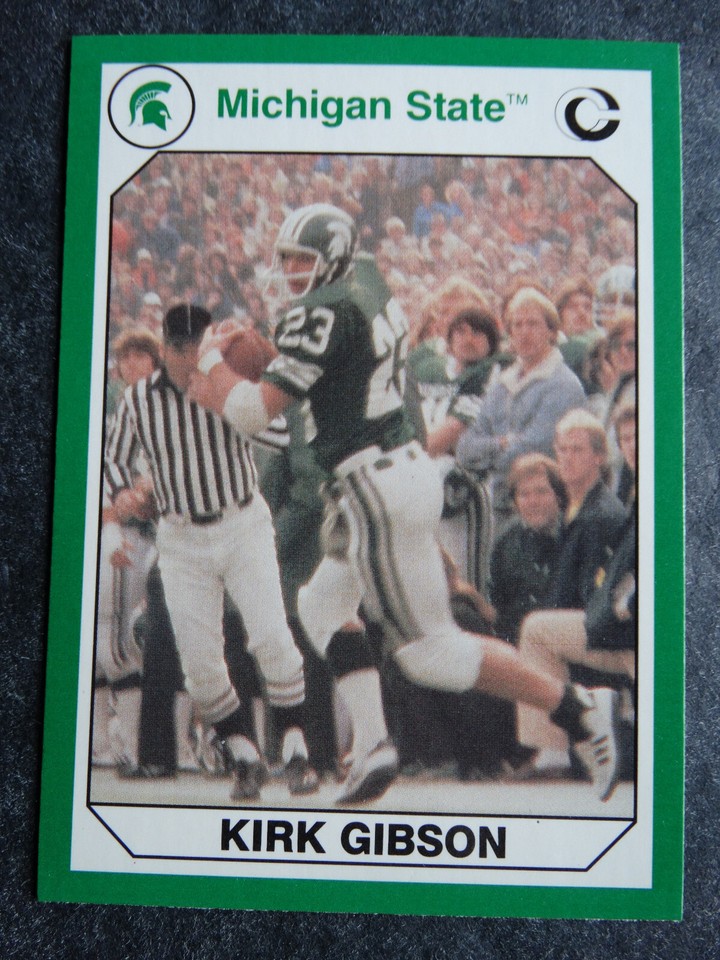 1990 Collegiate Collection Michigan State Football Card Complete Your ...