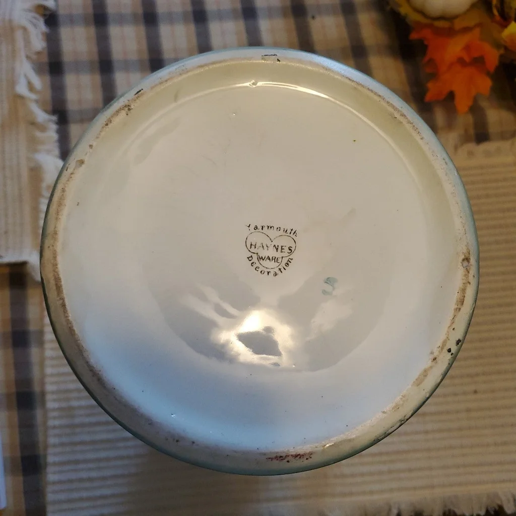 Antique 13.5" Baltimore MD Haynes Pottery Yarmouth Sailboat Tall ...