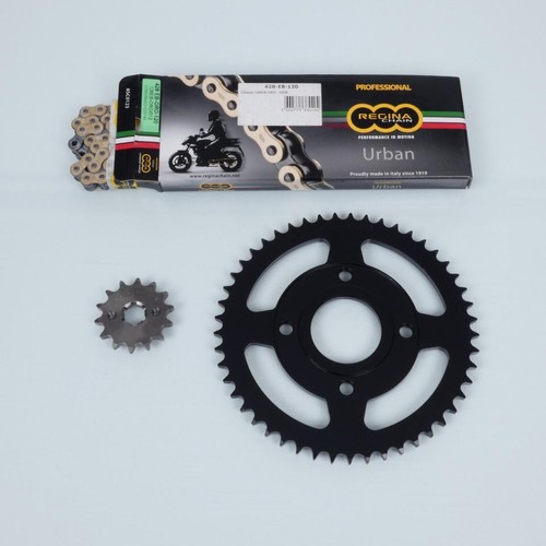 Kit chaîne Regina pour moto Yamaha 125 Sr Se 1982 à 2002 14x49 P428 Al ...