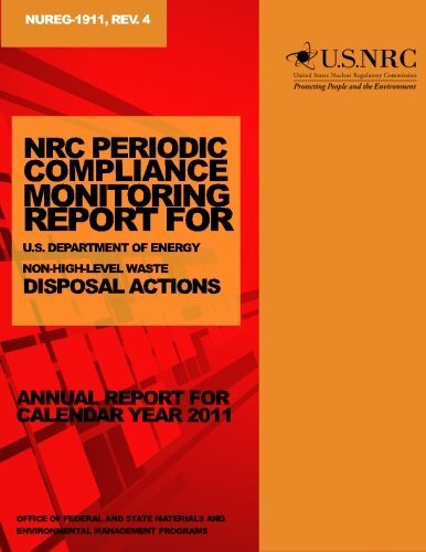 NRC Periodic Compliance Monitoring Report for U.S. Department of Energy ...
