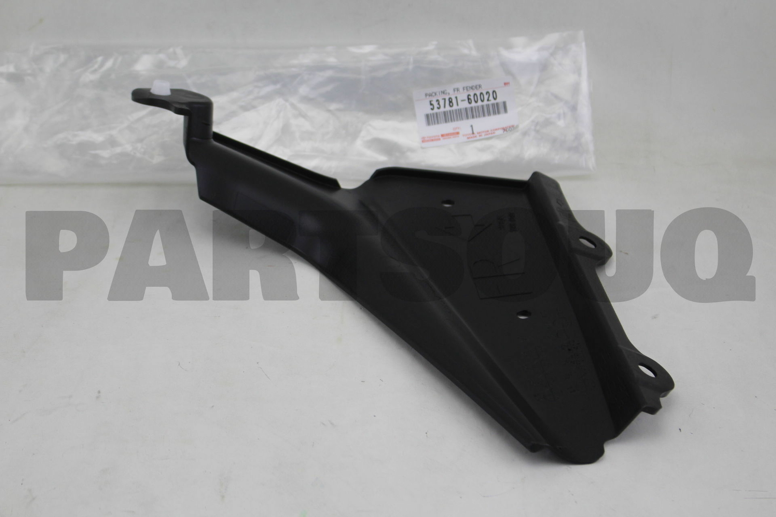 5378160020 Genuine Toyota PACKING, FRONT FENDER APRON TRIM, A 53781 ...