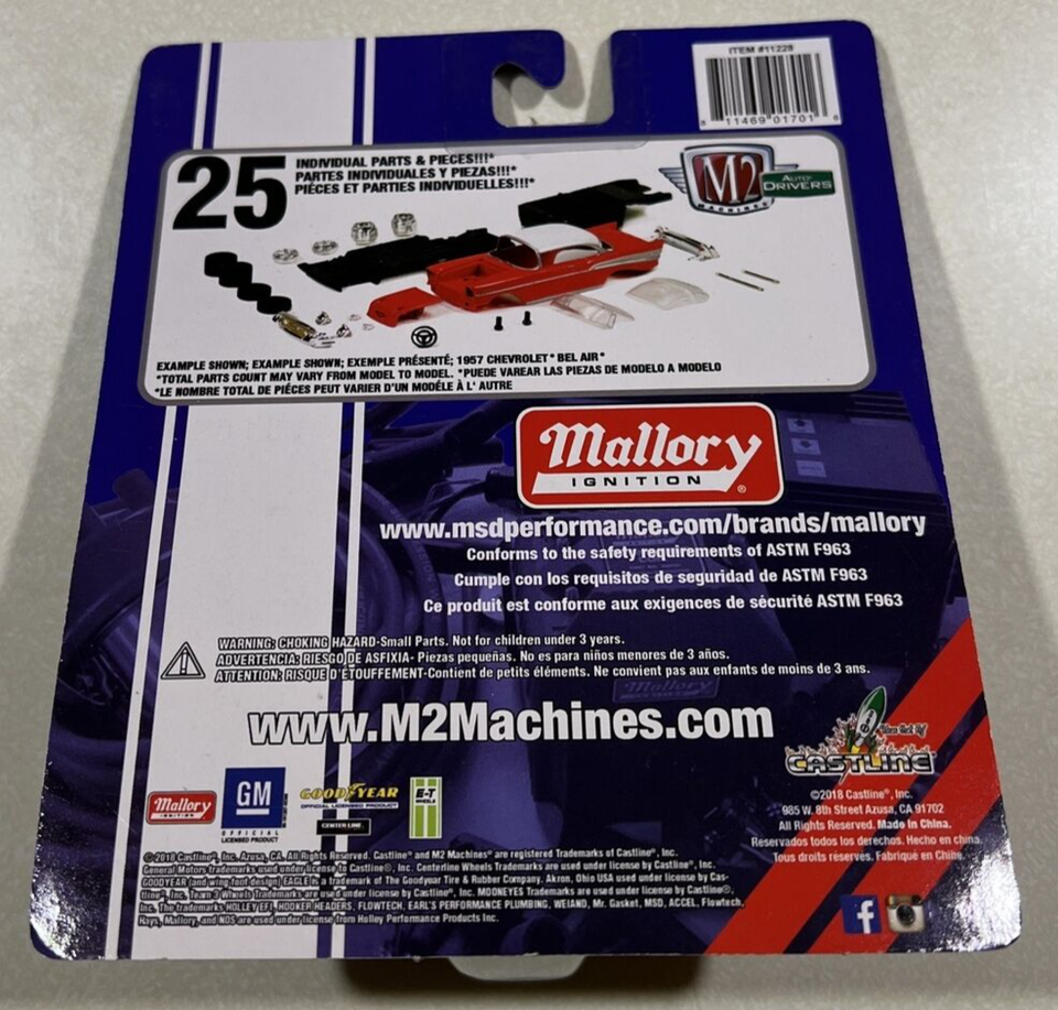 2018 M2 MACHINES R55 AUTO DRIVERS 1966 CHEVY CORVETTE 427 MALLORY ...