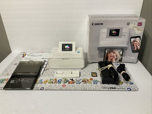 Canon Selphy CP1200 Compact Photo Picture Printer - Tested - Battery ...