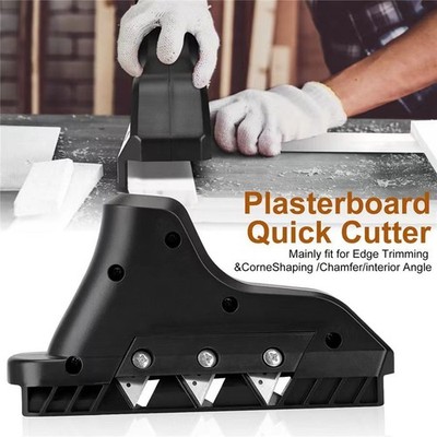 Plasterboard Edger Fast Cutter ABS Precise Drywall Chamfer Tool Gypsum ...