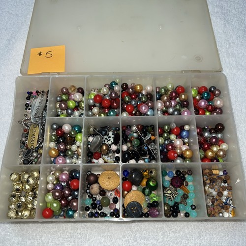 Lot of Beads Crafts Jewelry Making Kid’s Projects Up Cycle Over 2lbs | eBay