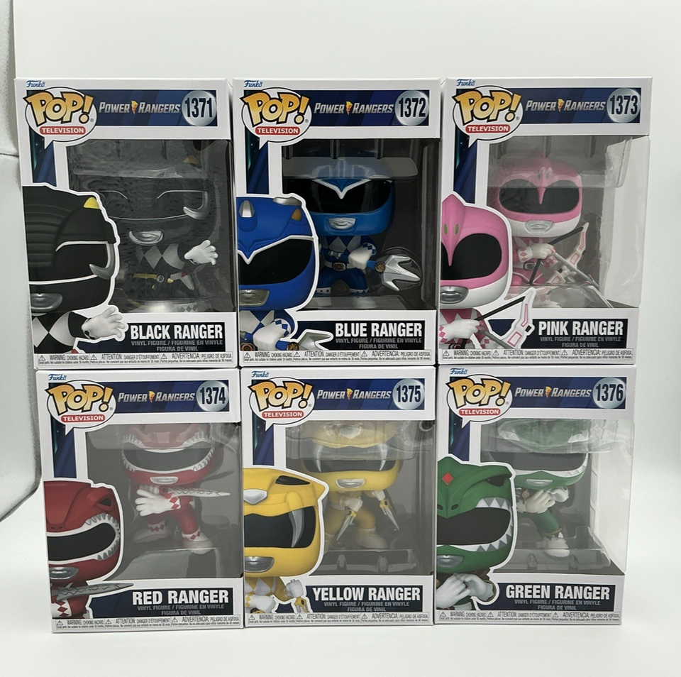 Funko Pop! Television Mighty Morphin Power Rangers 30th Anniversary 6 ...