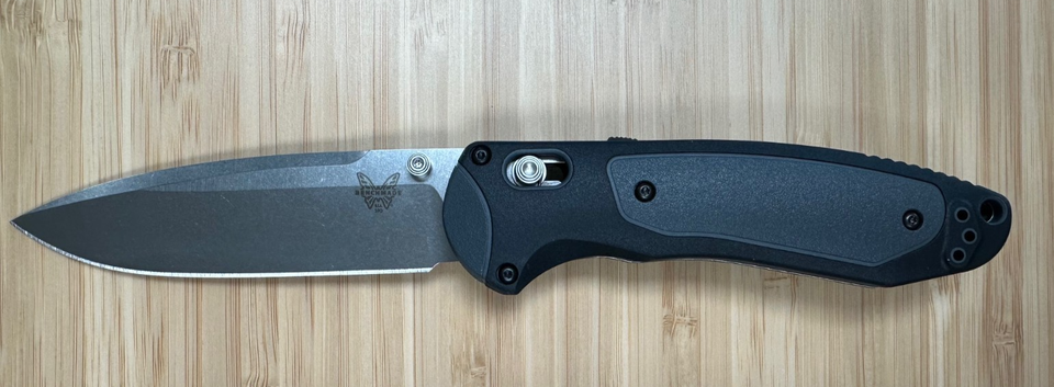 Benchmade 590 Boost Drop Point Knife S30V, Black - Discontinued | eBay