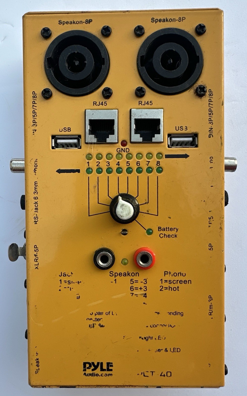 Pyle PCT-40 Pro 12-Plug Audio Cable Tester | eBay