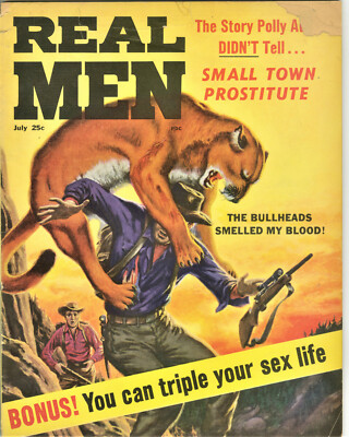 Real Men Magazine: July 1963 - Sex, Pulp, Eva Lynd, Adventure, Cenia ...