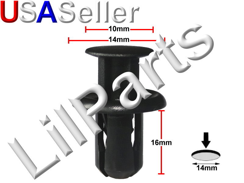 Bumper Cover Grille Push Retainer A20755 Mazda For Subaru GD7A-50-EA1 ...