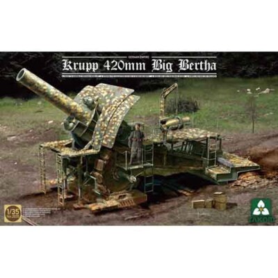 Takom #2035 1/35 German Empire Krupp 420mm Big Bertha Siege - Howitzer ...