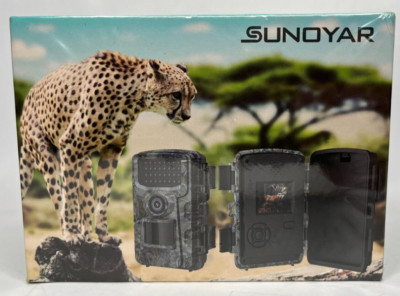 NEW Sunoyar Trail Cam Monitor 16MP 1080P Waterproof Hunting Wildlife ...