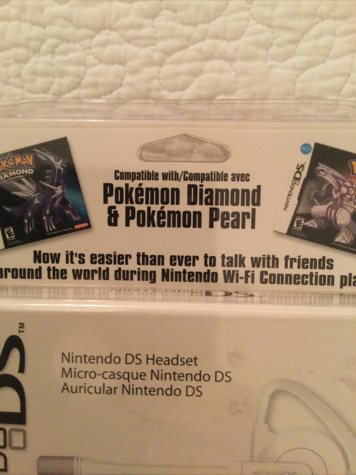 Nintendo DS Headset Blister Pack Pokémon Diamond Pearl Compatible ...