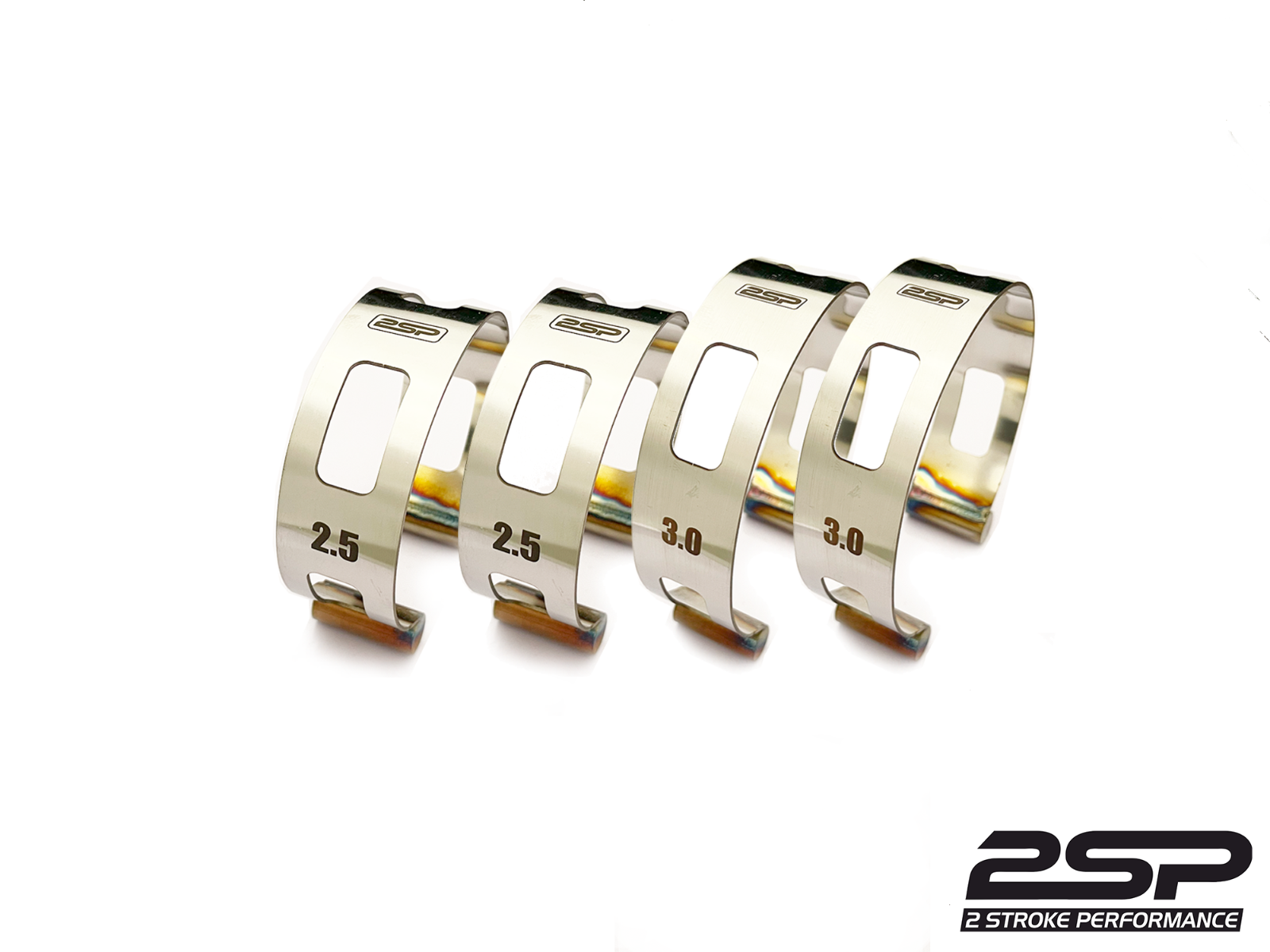 4pcs 2SP Exhaust Intake Pipe Tacking Bands for welding/fabrication 2.5 ...