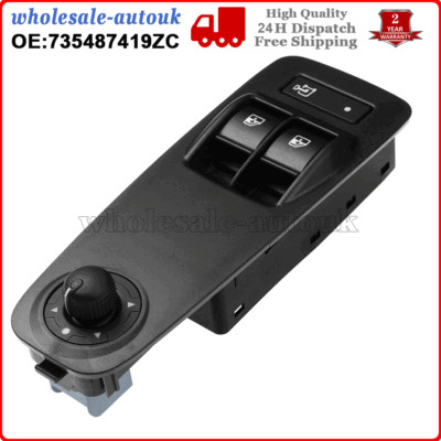 For Peugeot Boxer Citroen Relay Fiat Electric Power Window Switch ...