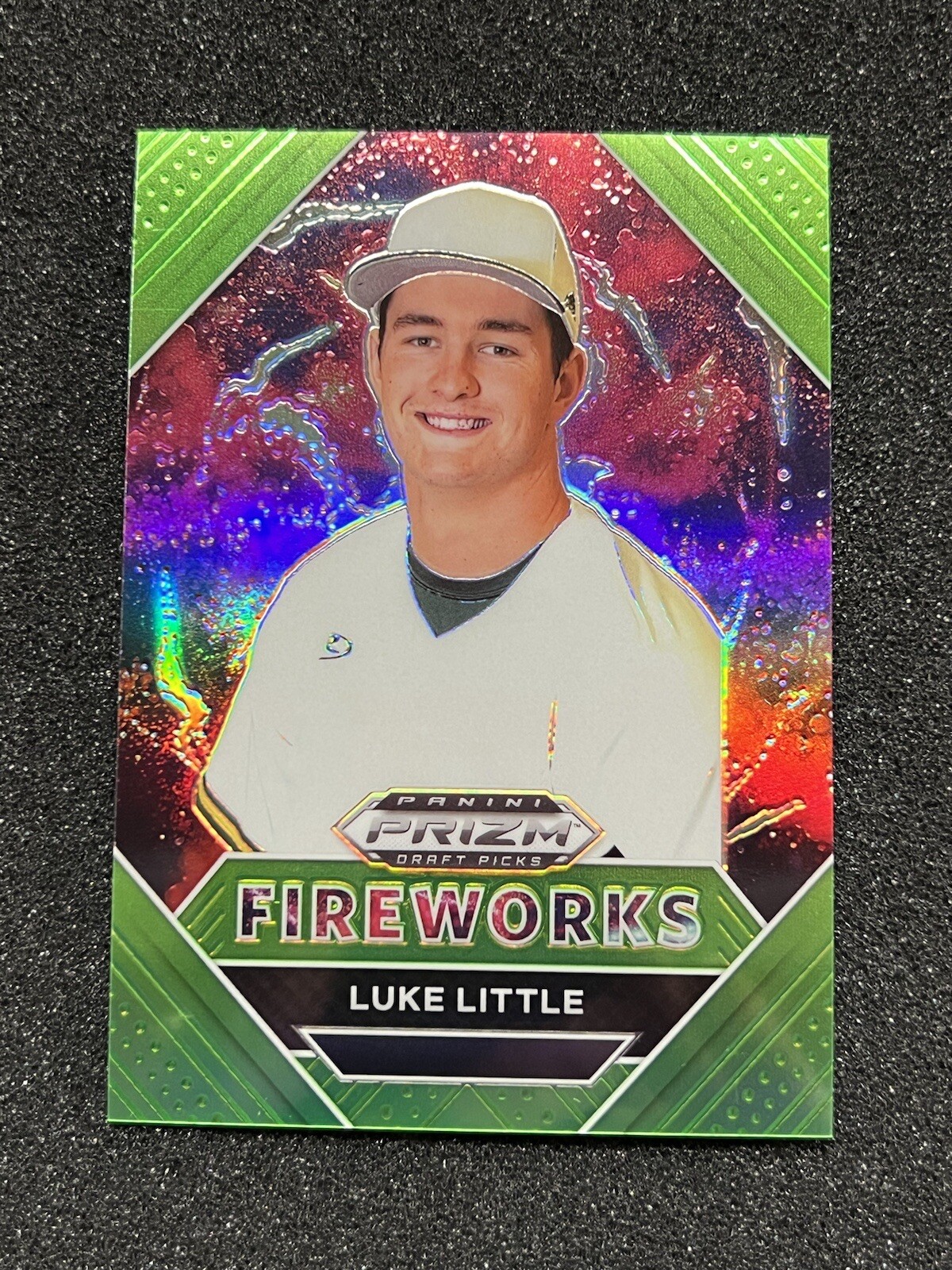 2020 Panini Prizm Draft Picks Green /75 Luke Little Chicago Cubs | eBay