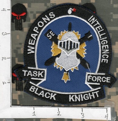 #110 WEAPONS INTELLIGENCE TASK FORCE BLACK KNIGHT PATCH theater in ...