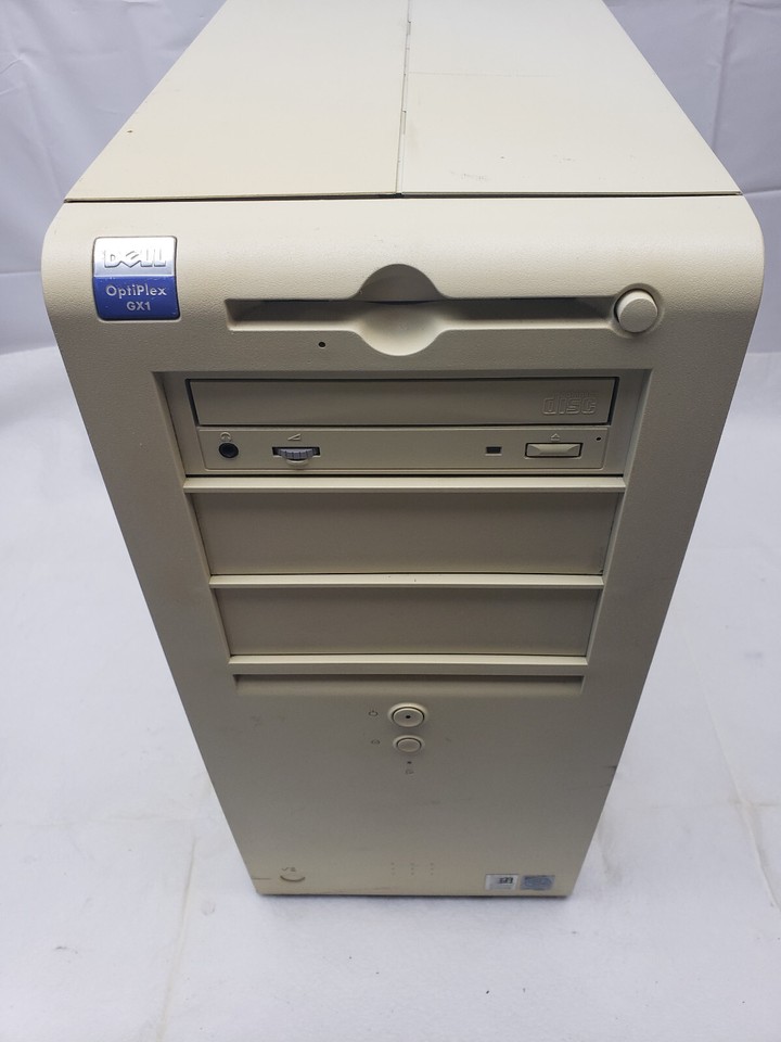 Vintage Retro Windows 98 Computer Dell Optiplex GX1 Pentium 3 256mb RAM ...