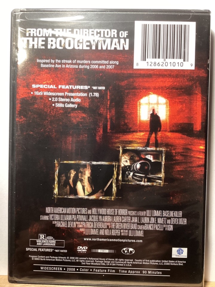 Baseline Killer (DVD, 2009) Victoria Ullmann - Pia Pownall 812862010109 ...