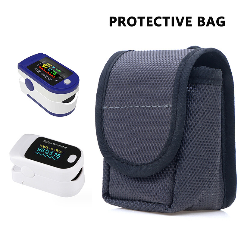 Black Oximeter Bag Finger Pulse Oximeter Oxymeter Monitor Portable ...